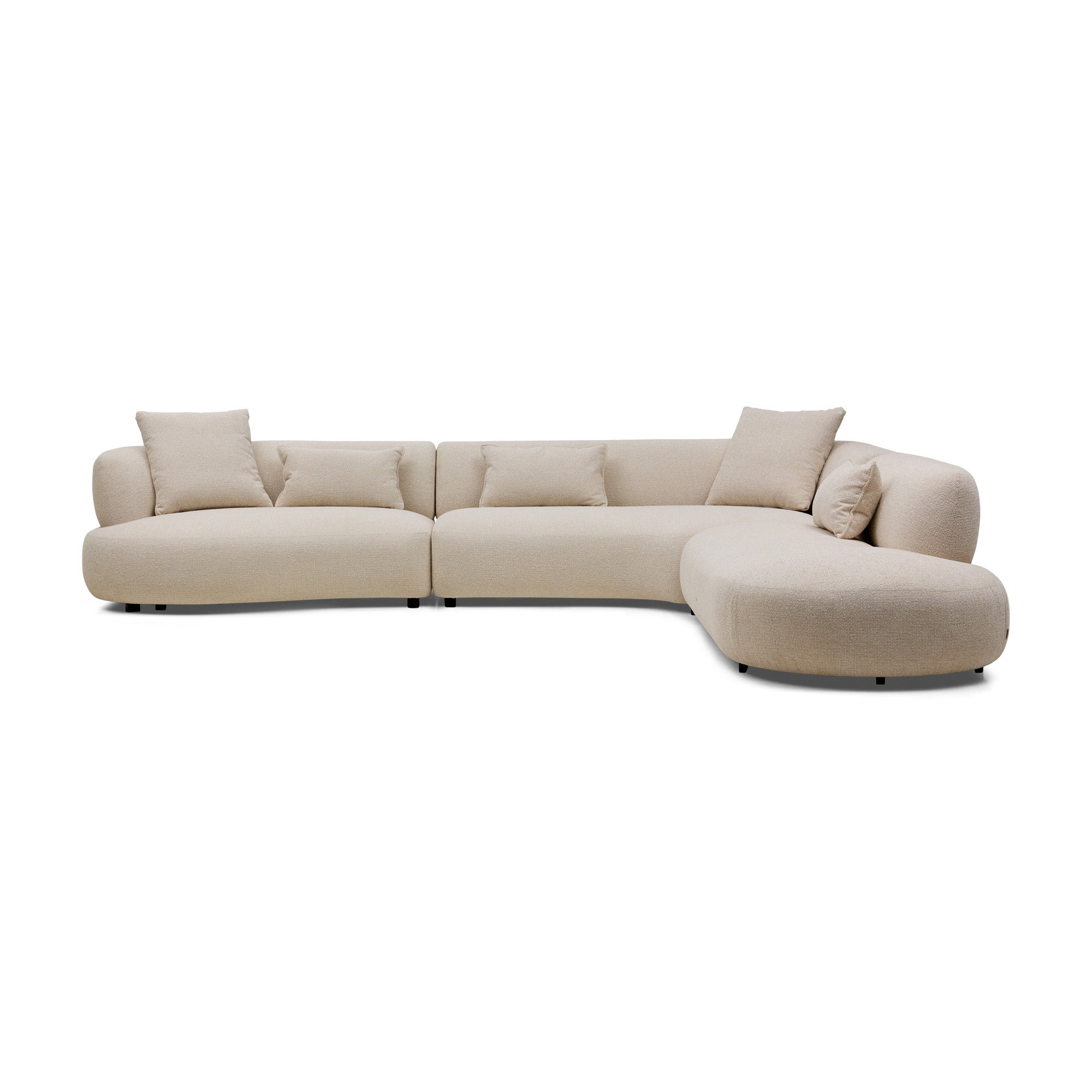 Beni Modular Sofa Right Chaise Beige