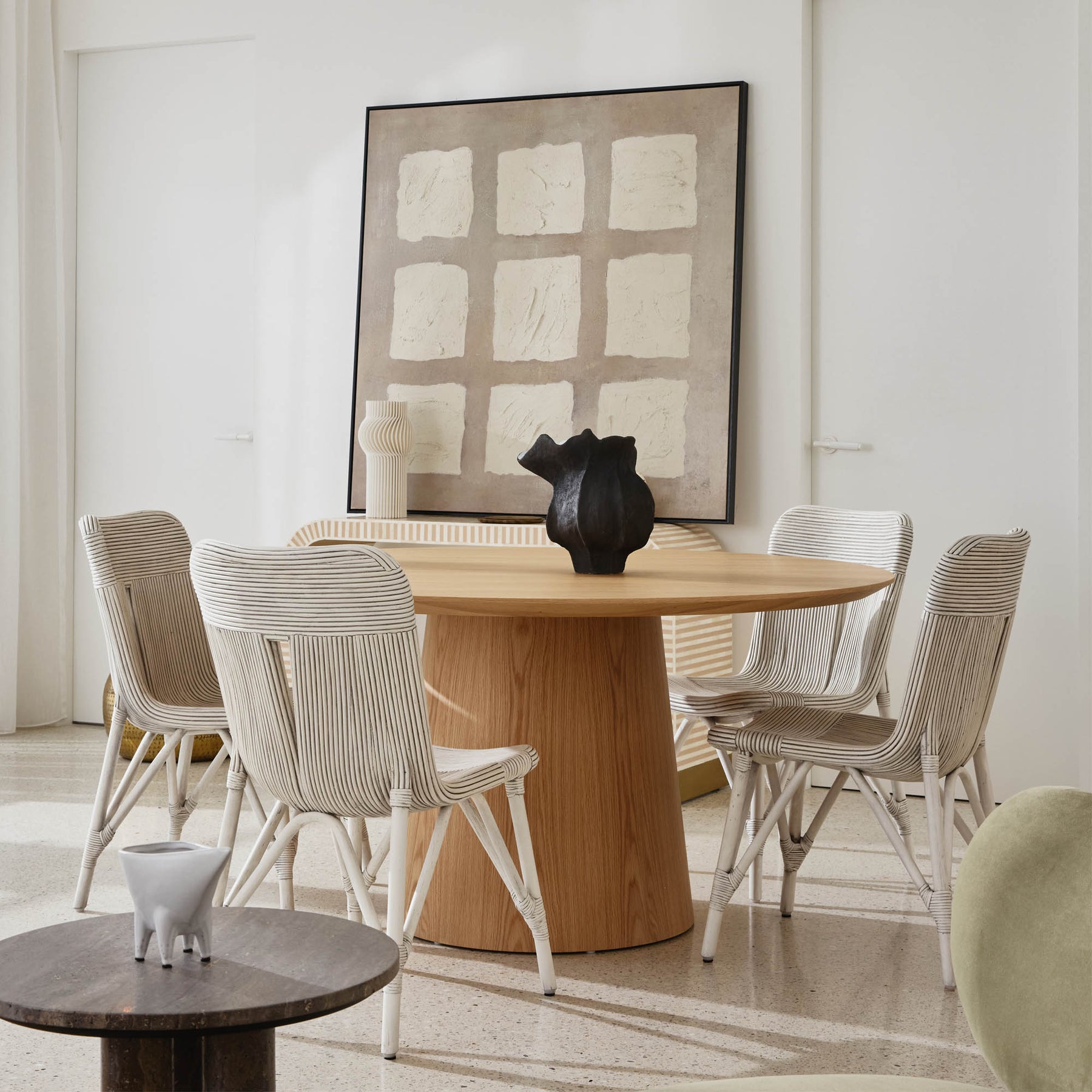 Pippa Round Dining Table Natural Large